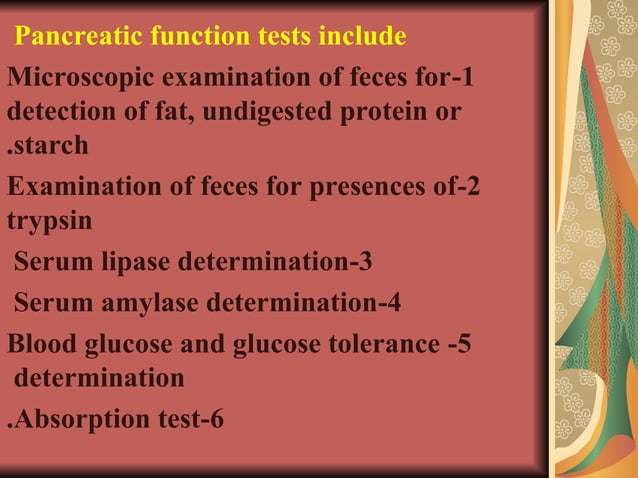 Pancreas function tests.bsc biochemistry ppdffff. | PPT