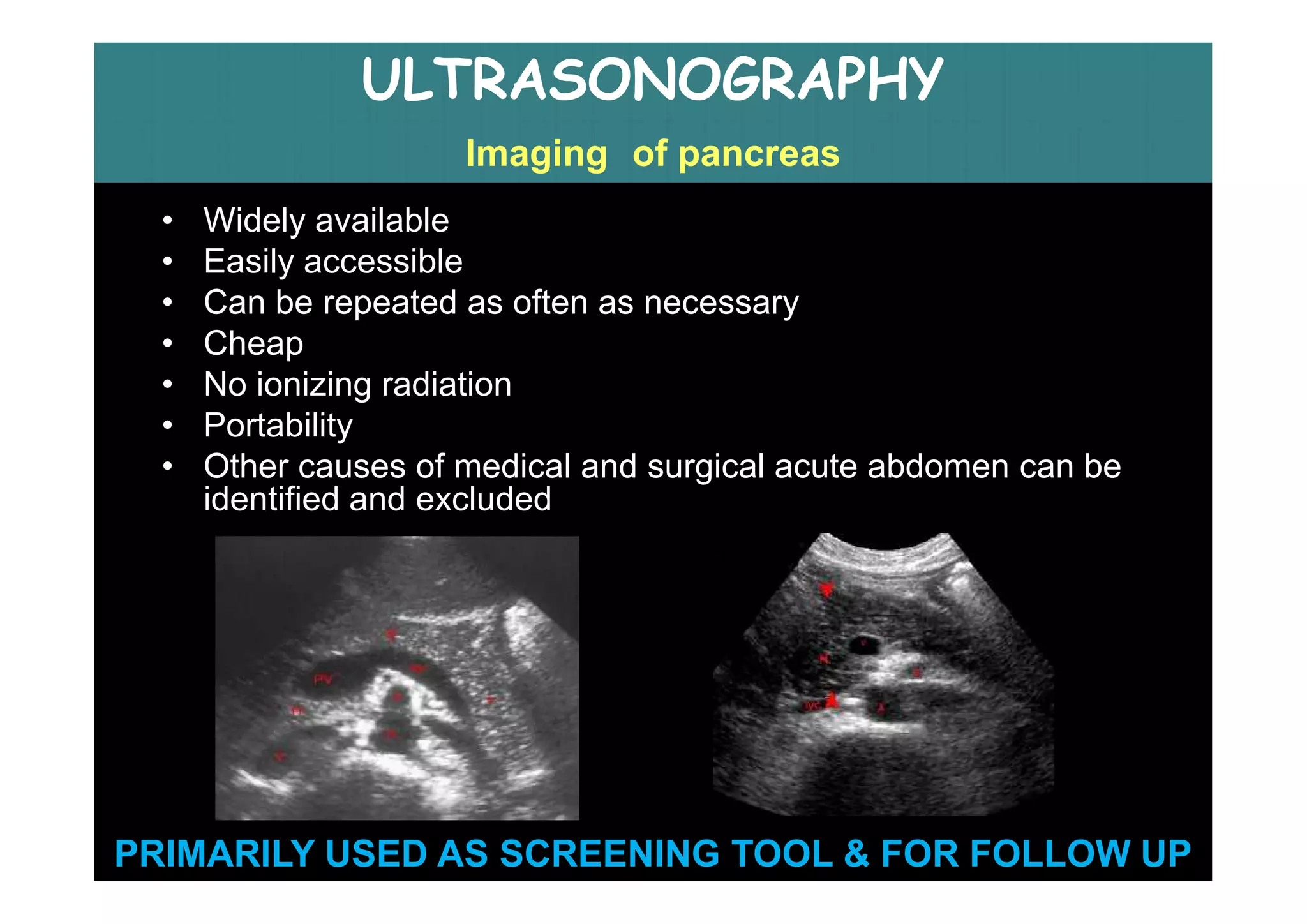Imaging of the Pancreas | PDF
