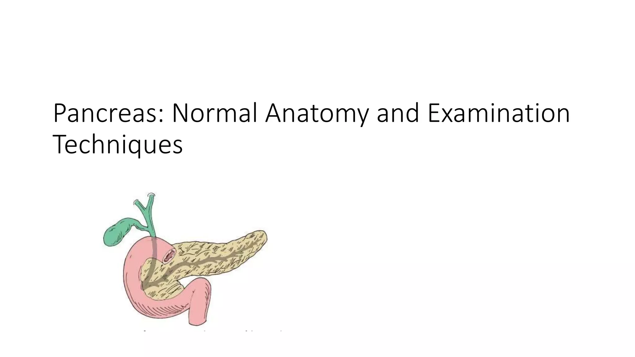 Pancreas RADIOLOGY | PPTX