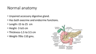 Pancreas RADIOLOGY | PPT