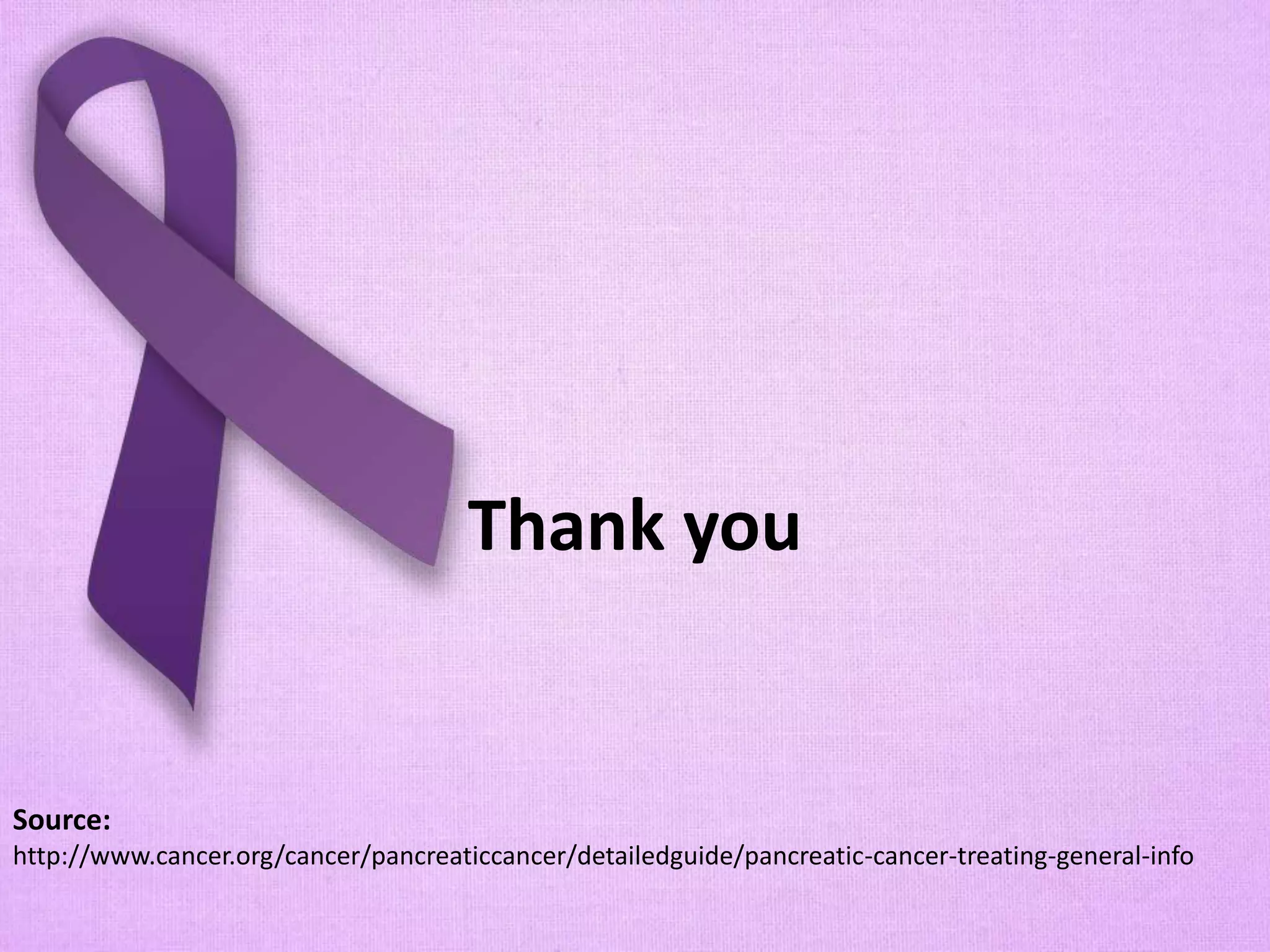 Pancreatic Cancer Treatment Options | PPTX