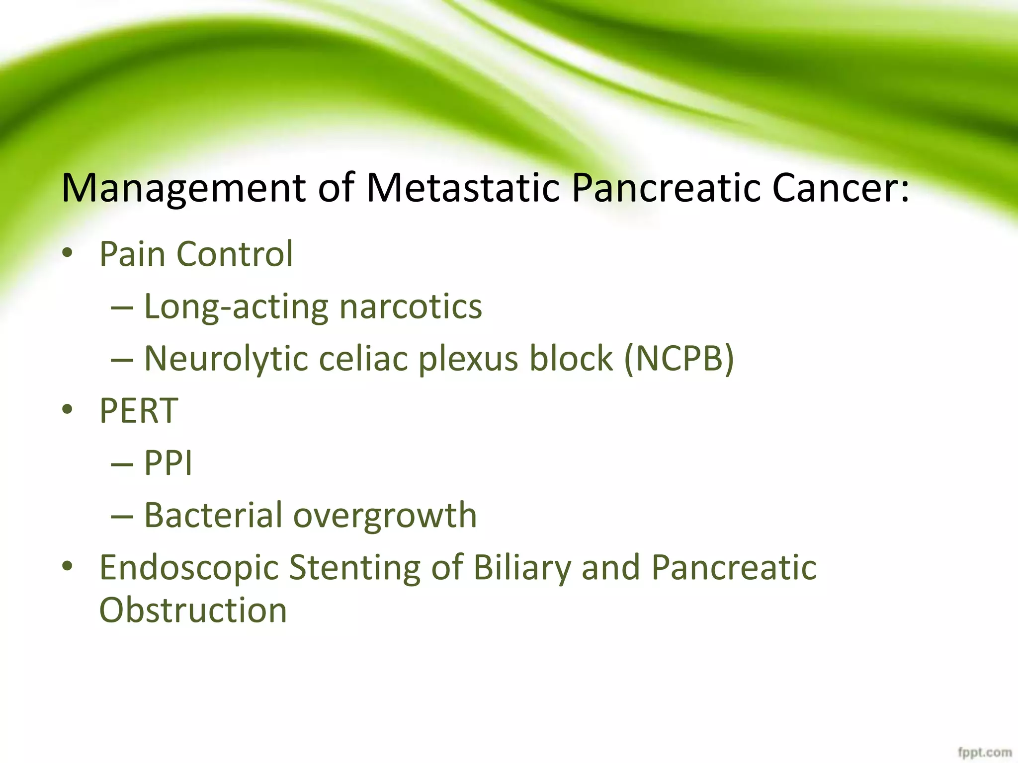 Pancreatic cancer | PPTX