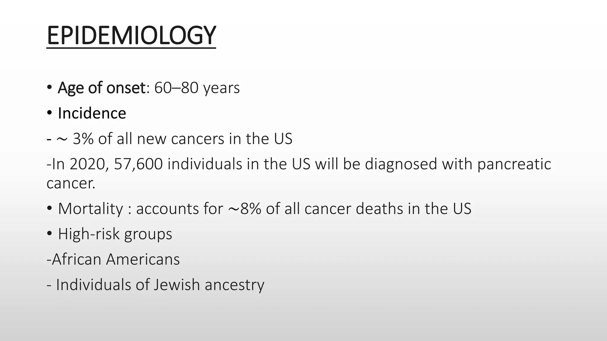 Pancreatic cancer | PPTX