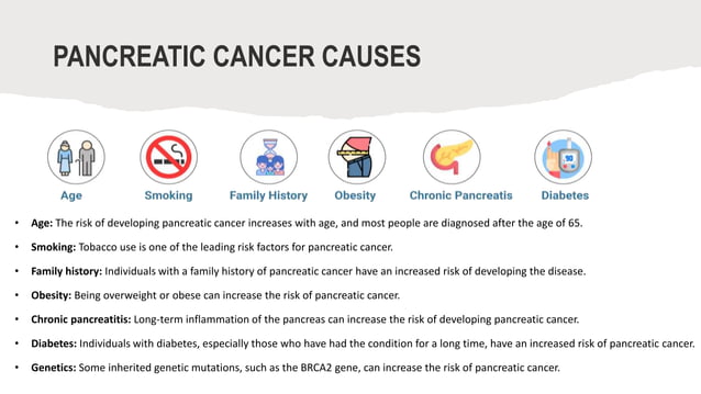 Pancreatic Cancer : Symptoms, Cause, and Treatments Options | PPT