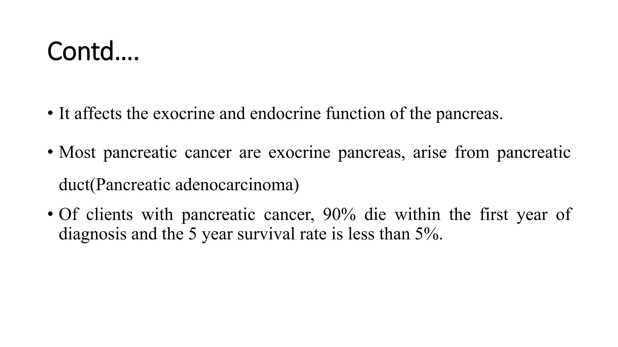 PANCREATIC CANCER.pptx medical surgical nursing | PPTX