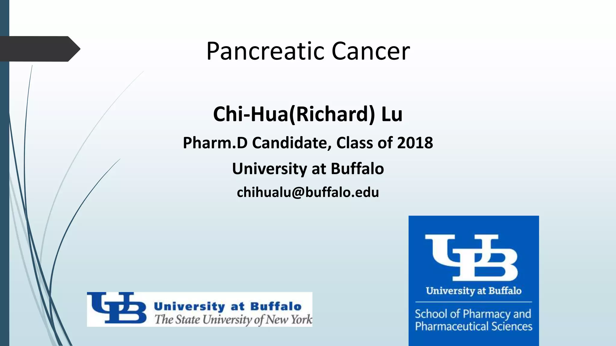 Pancreatic cancer presentaion | PPTX