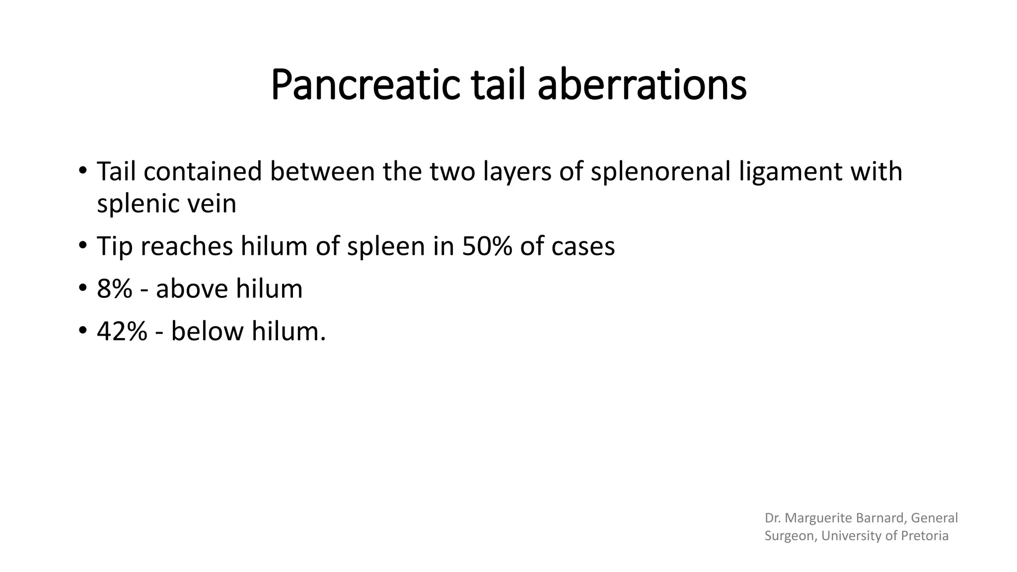 Pancreatic development and aberations - Dr M Barnard | PPTX | Endocrine and Metabolic Diseases ...