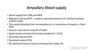 Pancreatic development and aberations - Dr M Barnard | PPT