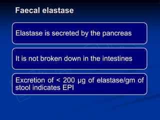 Pancreatic function tests | PPTX