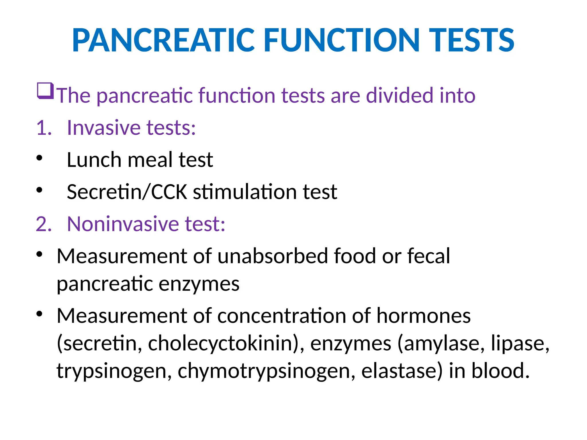 Pancreatic function tests and its details .pptx