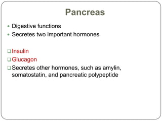 Pancreatic hormones | PPTX