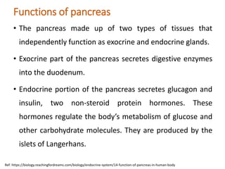 Pancreatic Hormones | PPTX