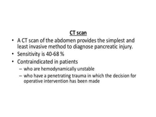 Pancreatic injury | PPTX