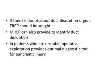 Pancreatic injury | PPTX