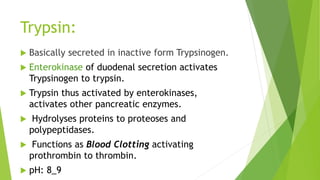 Pancreatic juice... | PPTX
