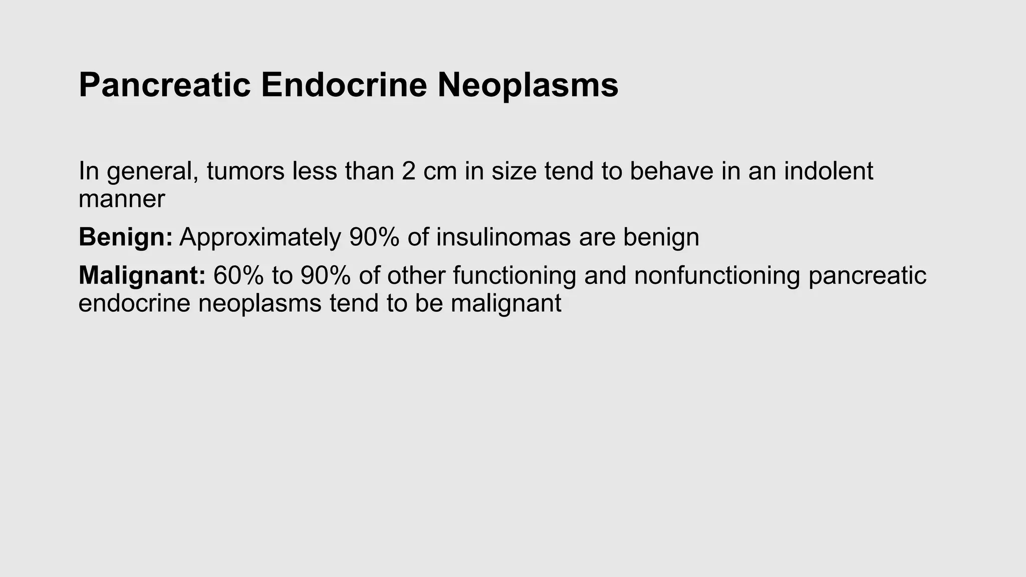 Pancreatic Neuroendocrine Neoplasms | PPTX