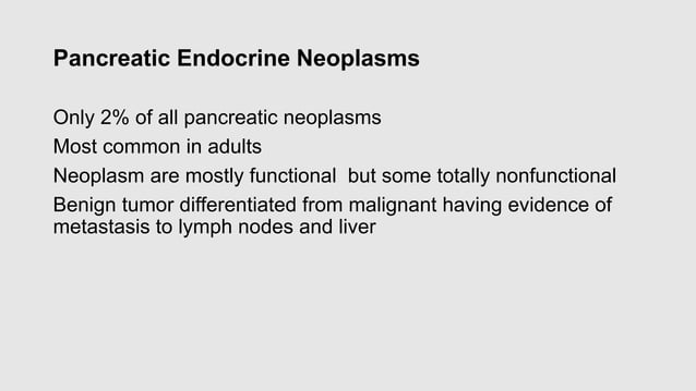 Pancreatic Neuroendocrine Neoplasms | PPTX