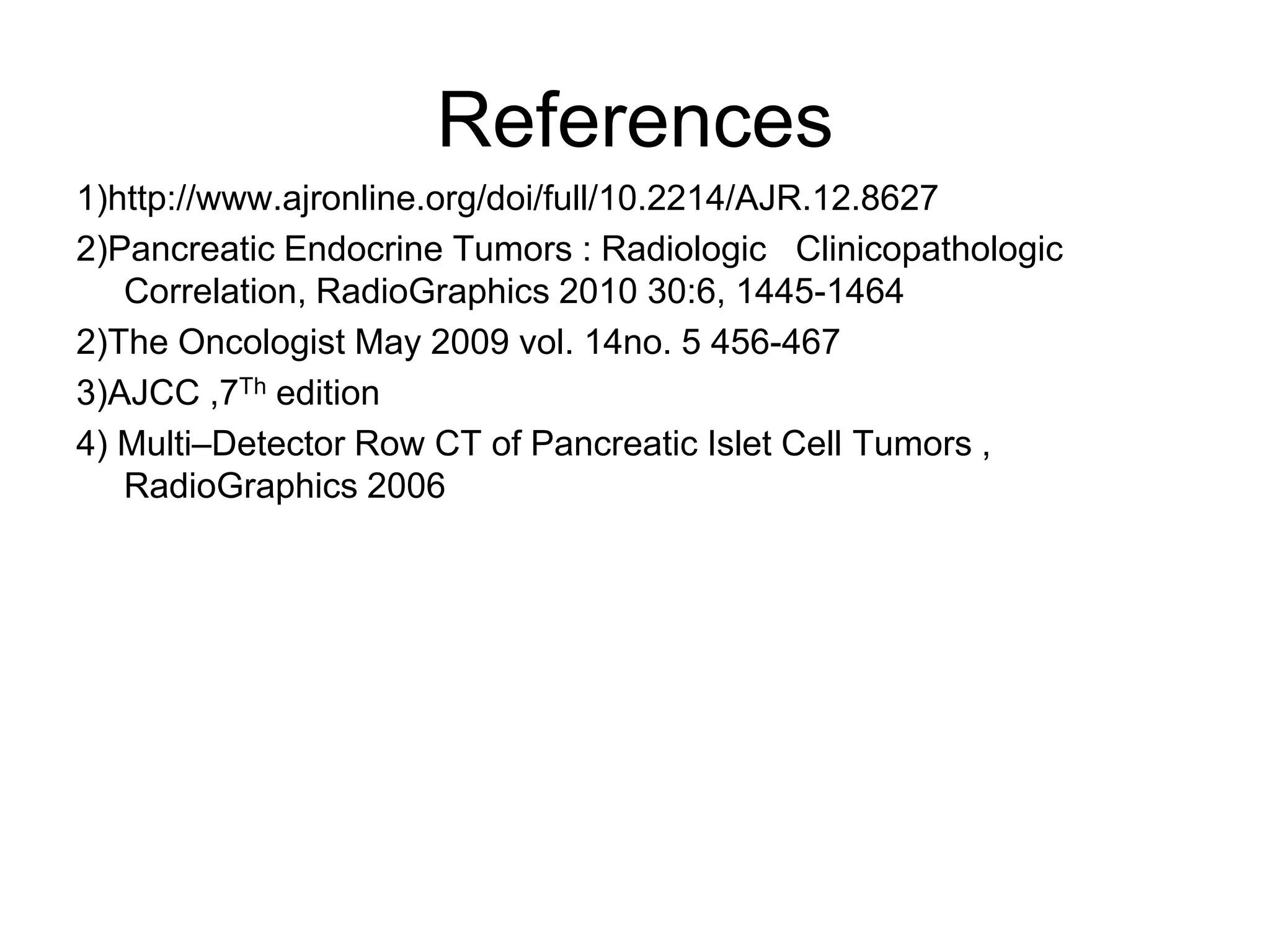 Pancreatic neuroendocrine tumors (pnets) | PPTX