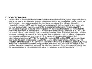 Pancreaticoduodenectomy or whipple procedure | PPTX