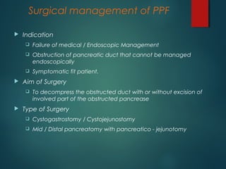 Pancreatico pleural fistula | PPT