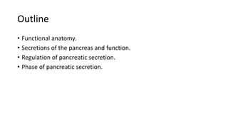 GASTROINTESTINAL SYSTEM. Pancreatic physiology .pdf