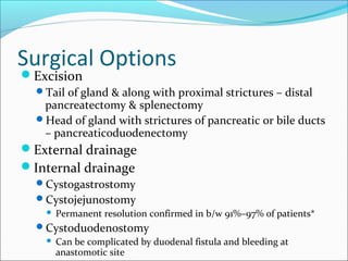 Pancreatic pseudocyst | PPT
