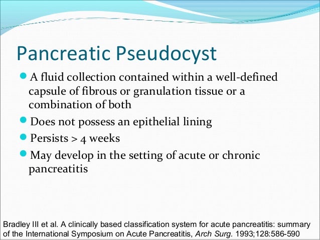 Pancreatic pseudocyst