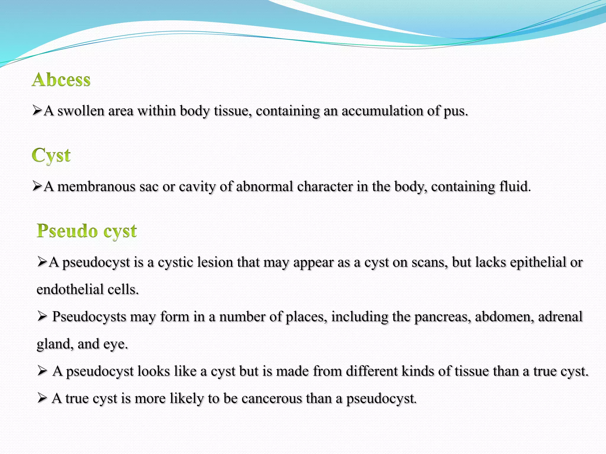 Pancreatic pseudocyst by waheed | PPTX