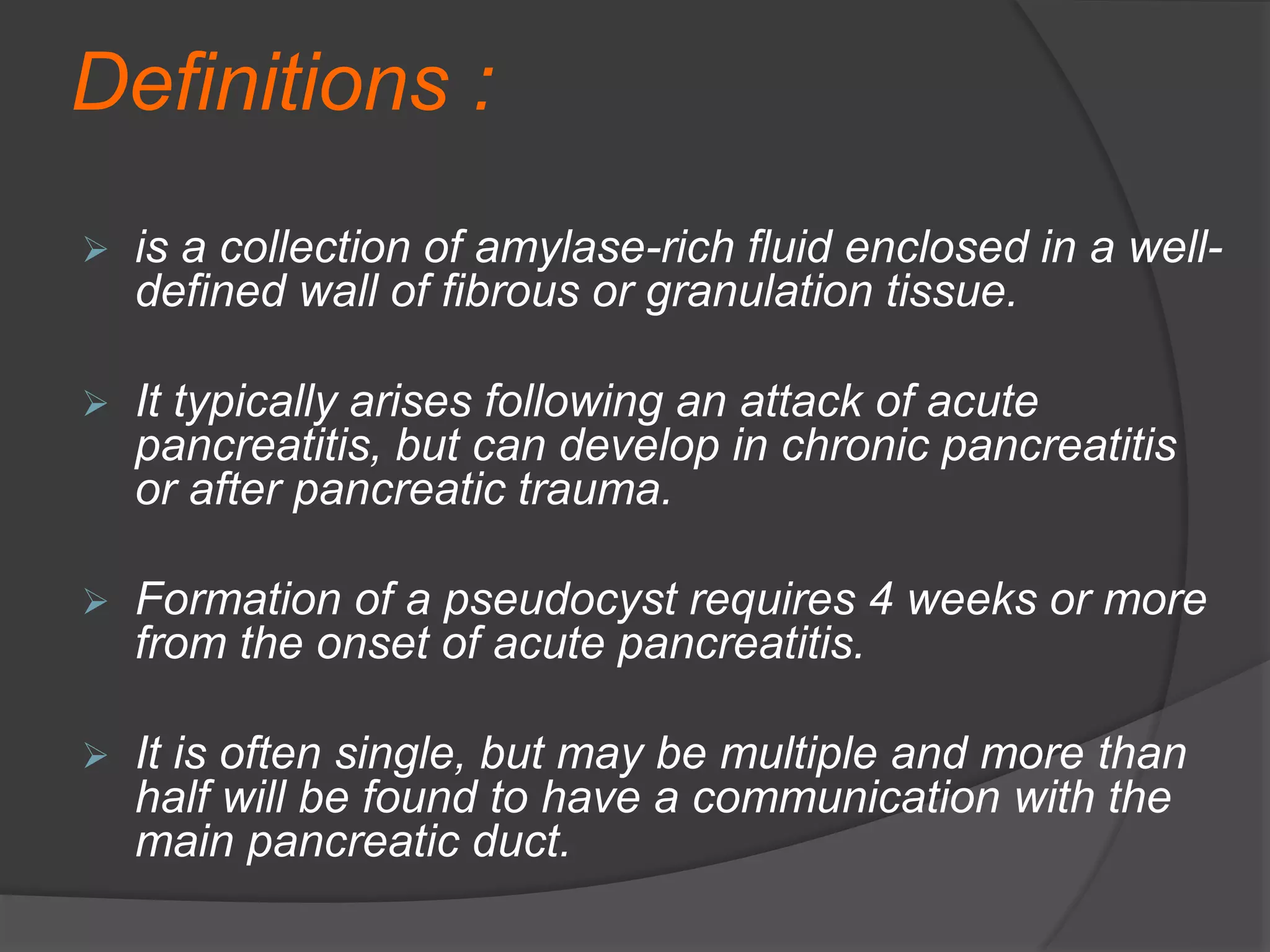 Pancreatic pseudocyst.pptx