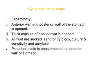 Pancreatic pueudocyst | PPTX