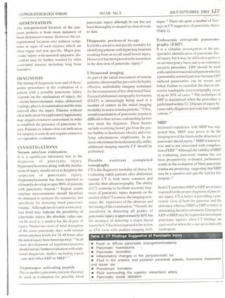Pancreatic trauma | PDF