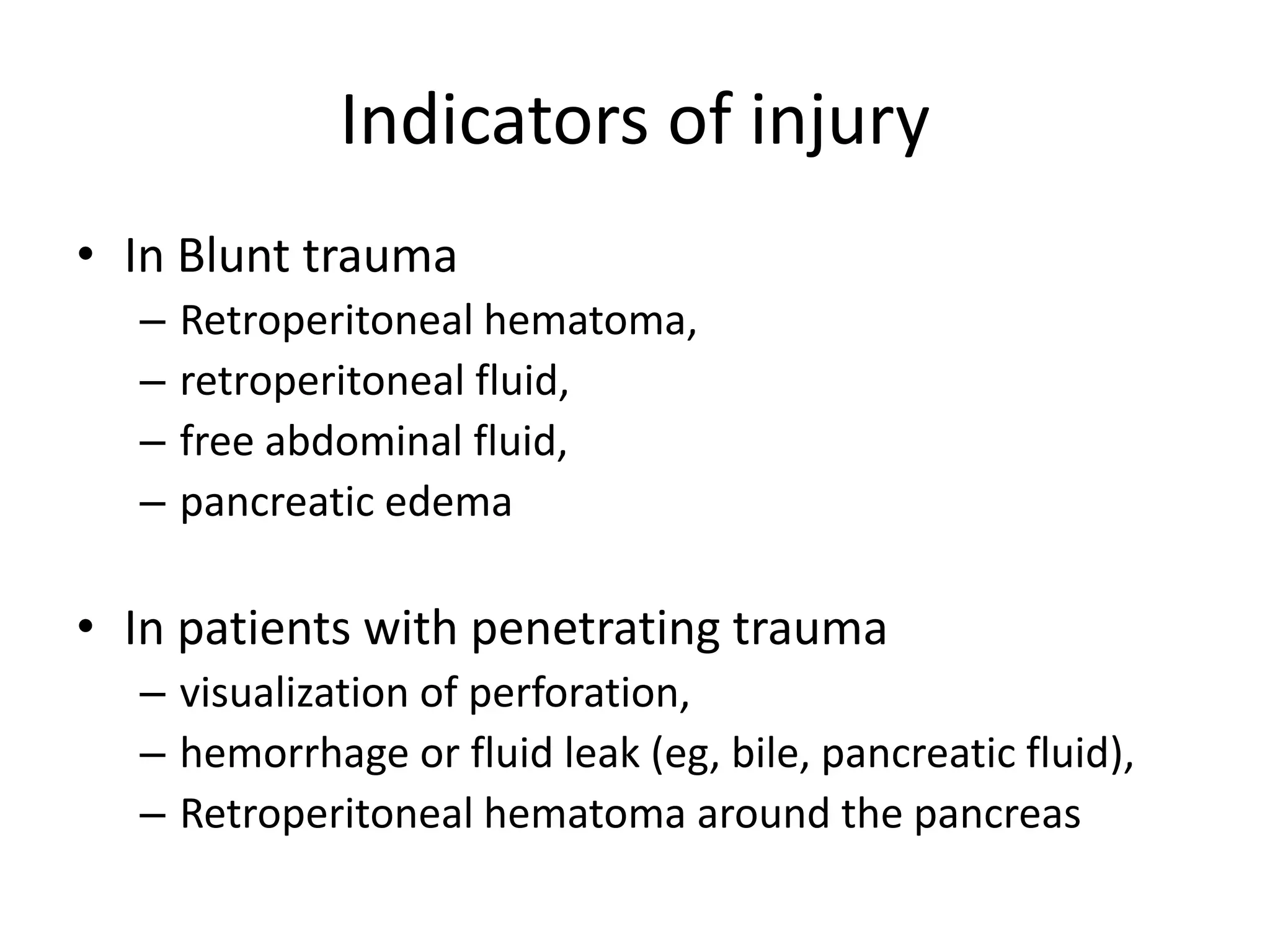 Pancreatic Trauma | PPTX