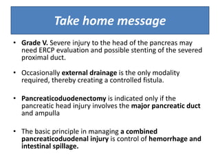 Pancreatic Trauma | PPTX