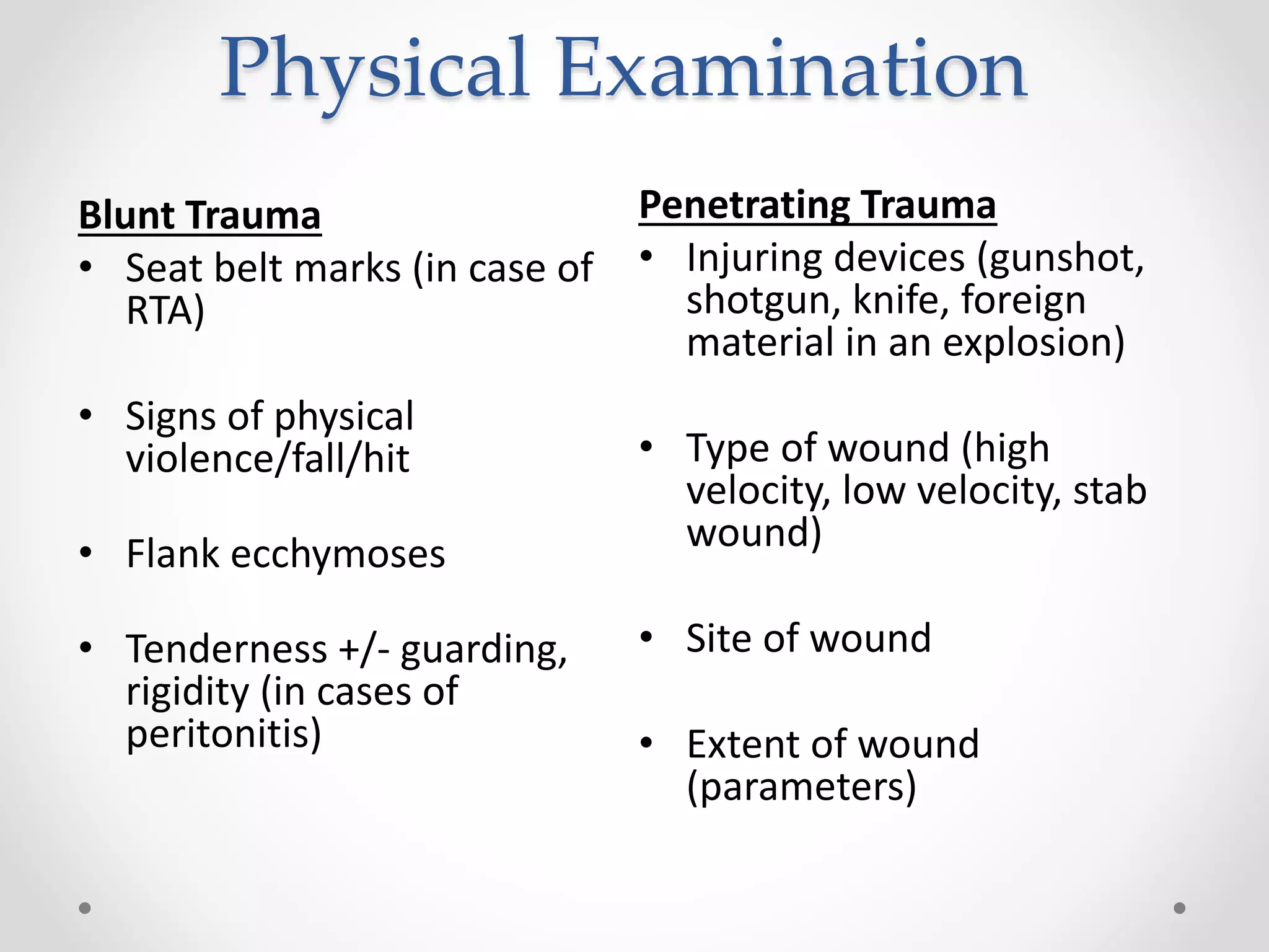 Pancreatic trauma | PPTX