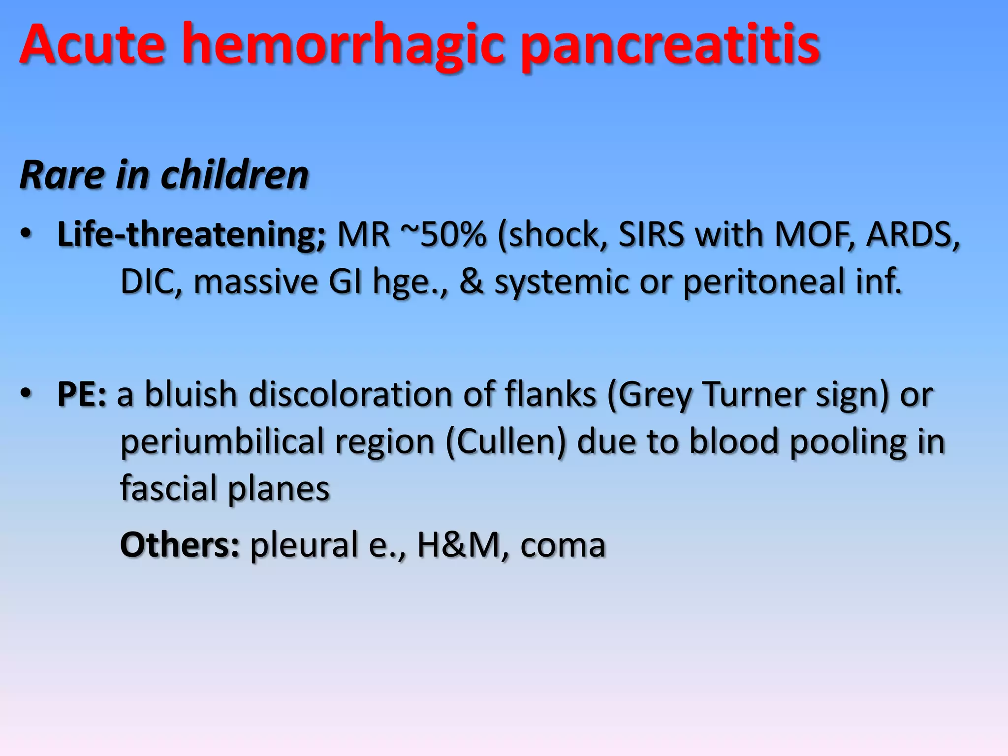 Pancreatitis | PPTX