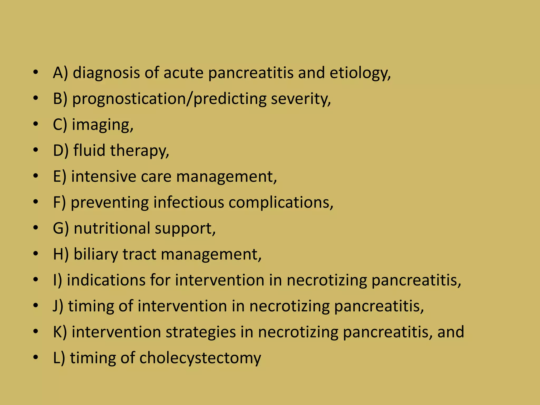 Acute Pancreatitis | PPTX