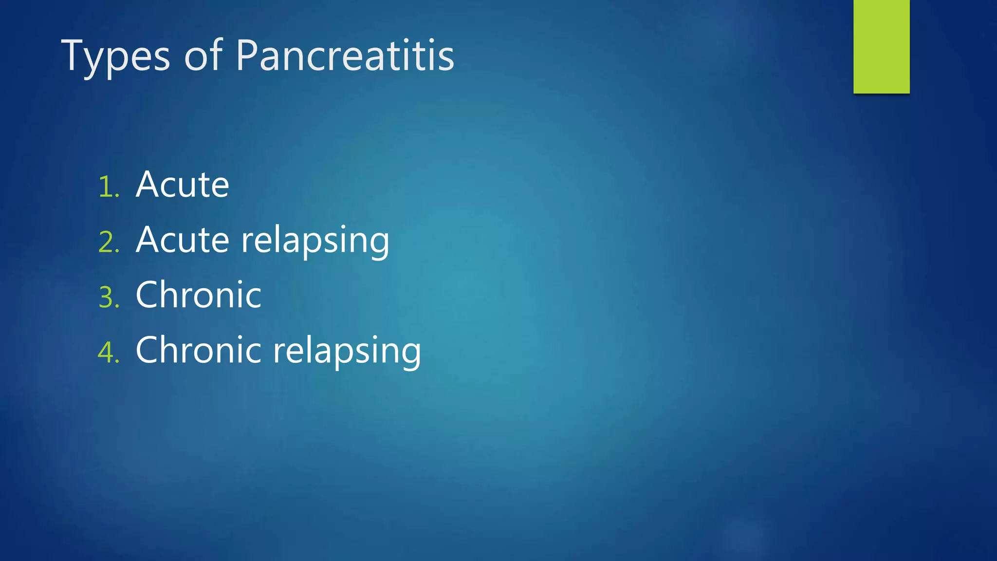 Pancreatitis | PPTX