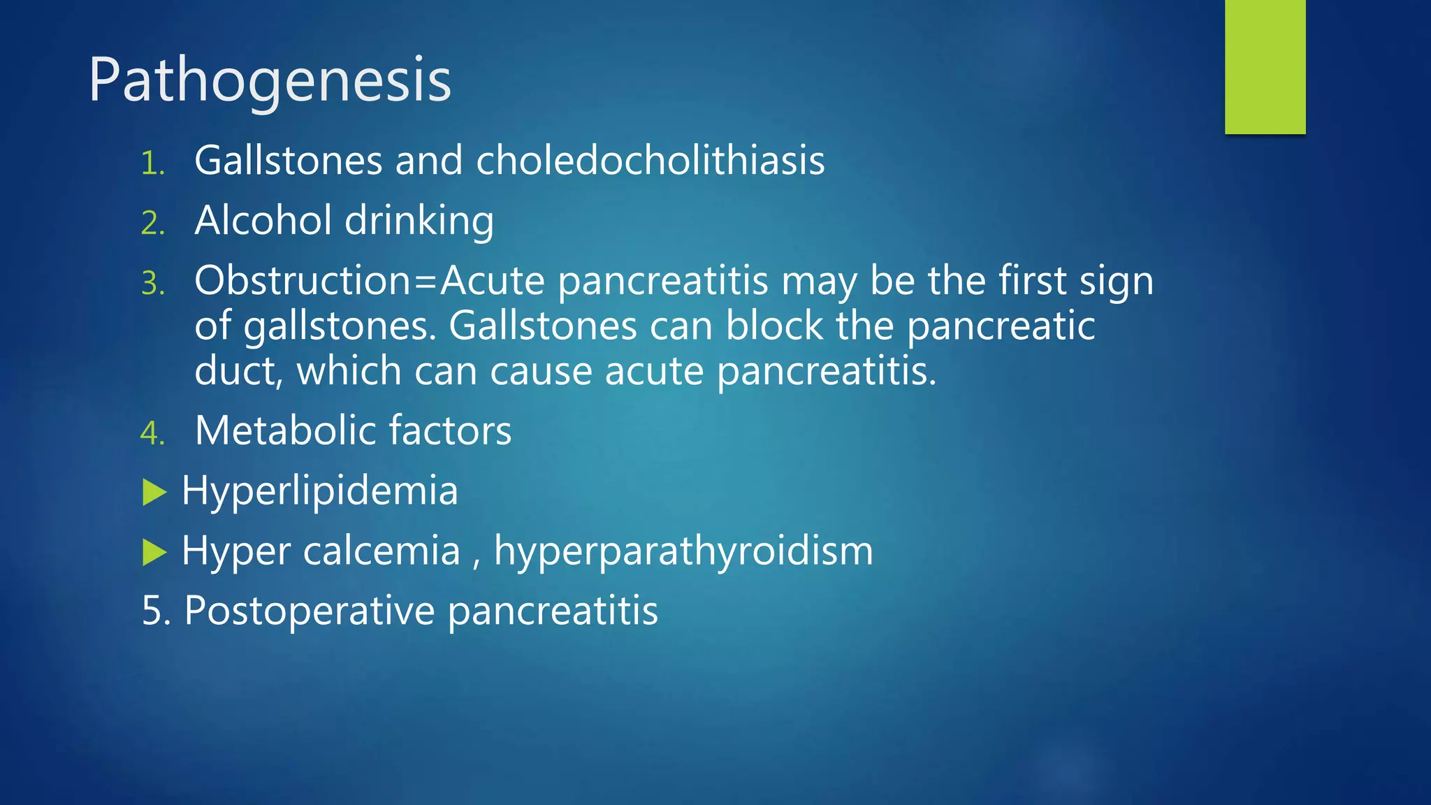 Pancreatitis | PPTX