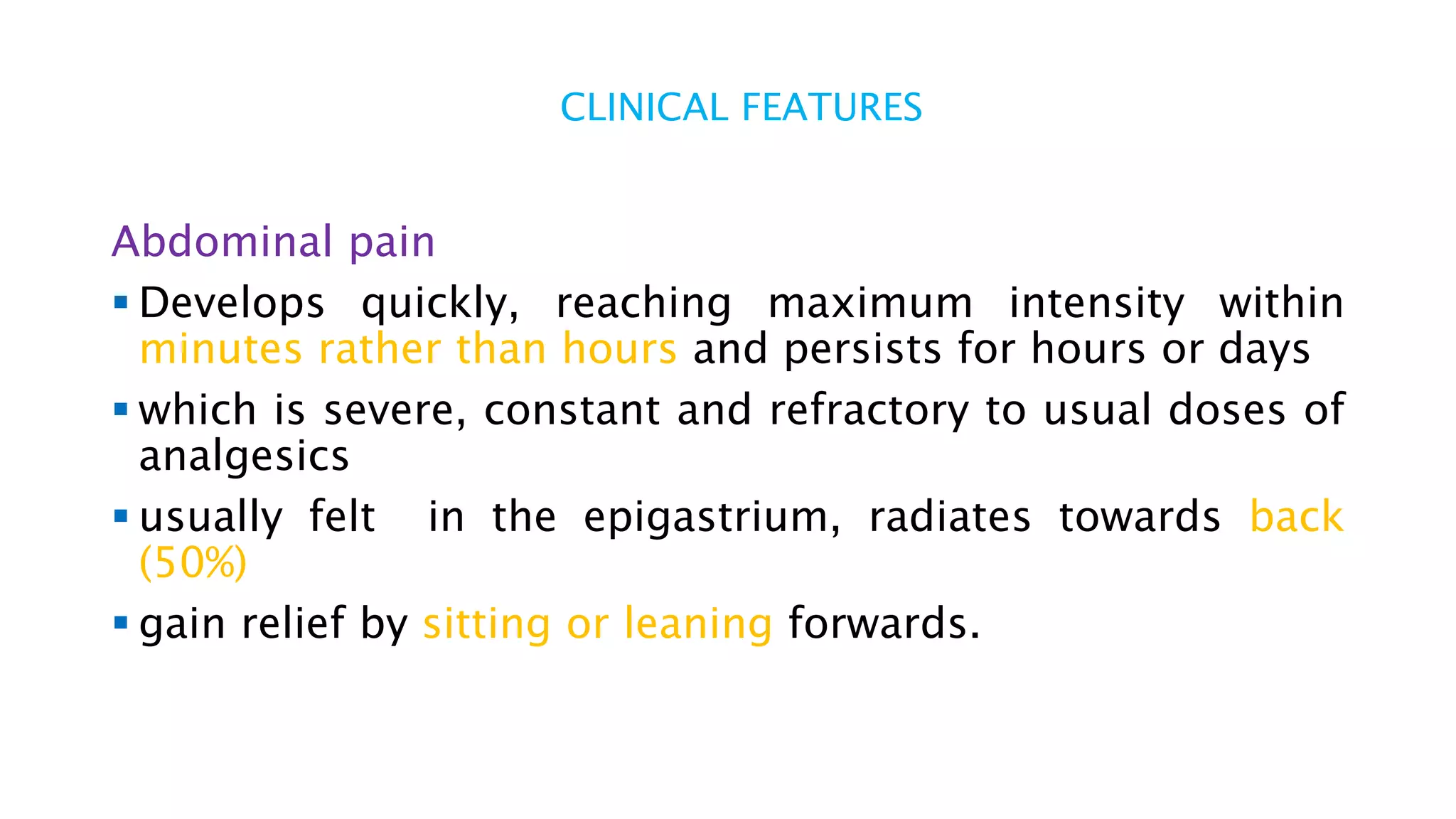 Acute Pancreatitis | PPTX