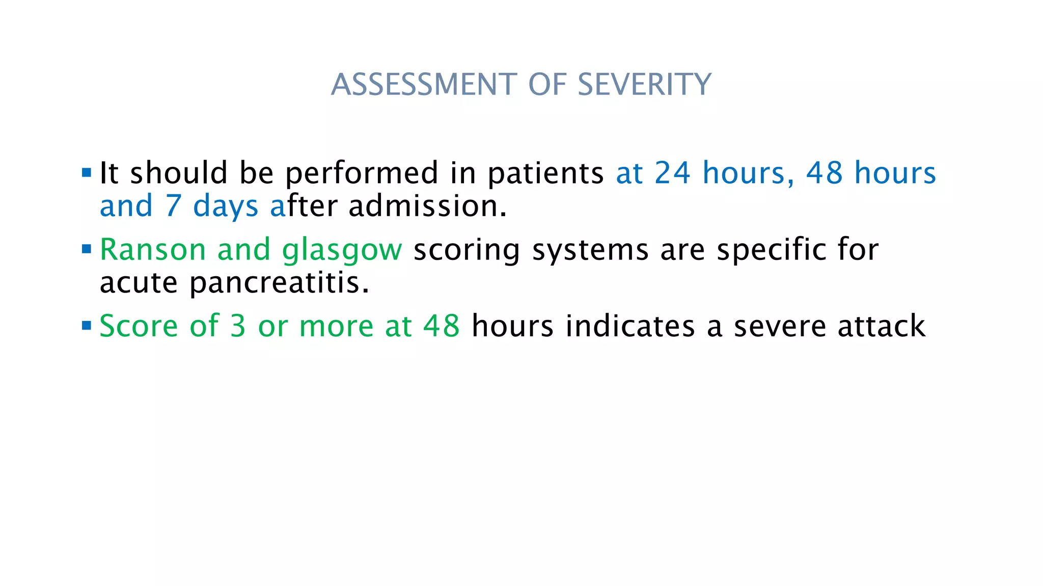 Acute Pancreatitis | PPTX
