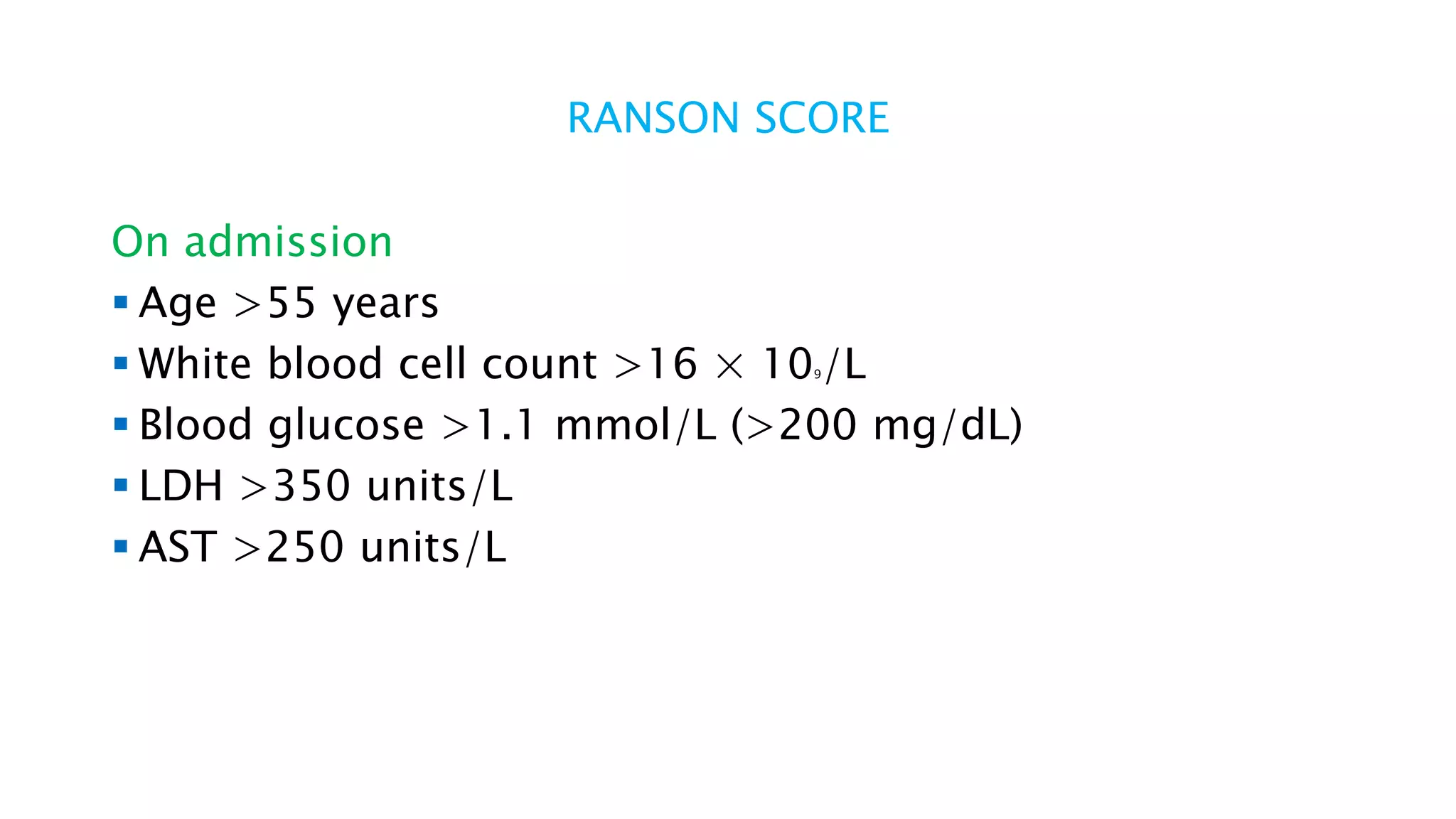 Acute Pancreatitis | PPTX