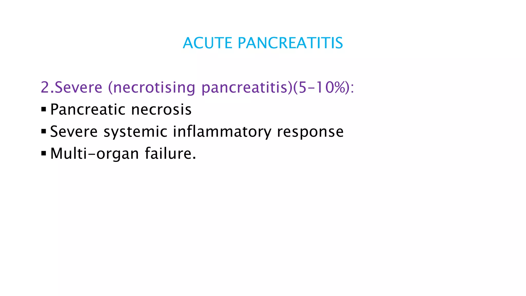 Acute Pancreatitis | PPTX