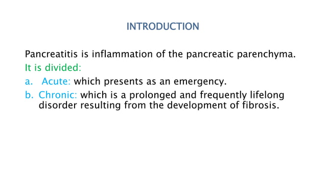 Acute Pancreatitis | PPT