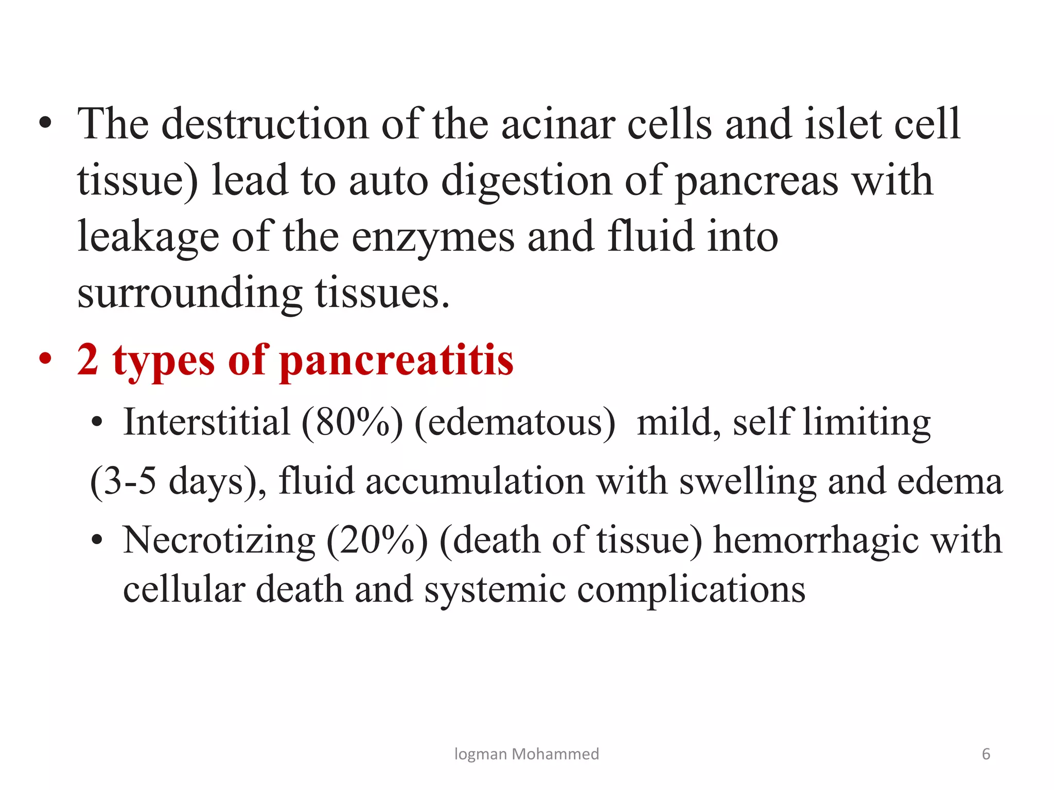 Pancreatitis | PPTX