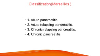 Pancreatitis | PPTX