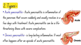 The PANCREATITIS Slide share in digestive system | PPT