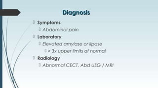 pancreatitis-presentation for nursing students | PPT