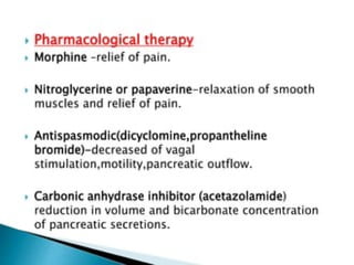 Pancreatitis disease process, pathophysiology and management | PPTX
