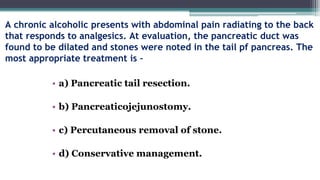 Pancreatitis - Acute & Chronic - Types, C/F & Mgt | PDF
