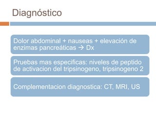 Pancreatitis aguda | PPTX